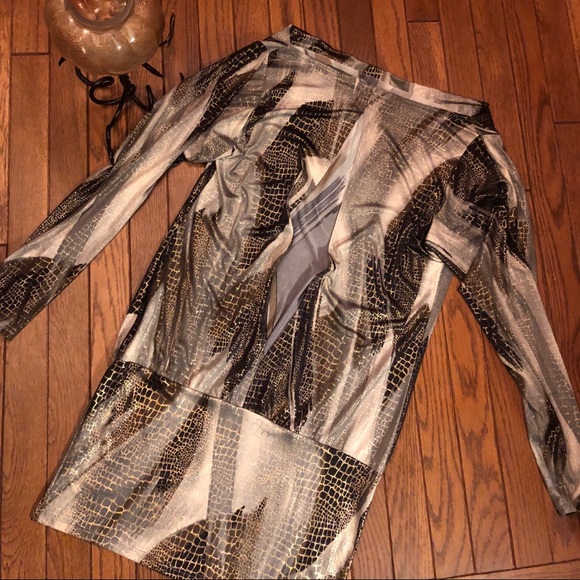 mandee | Dresses | Mandee Silk Dress W Open Back | Poshmark